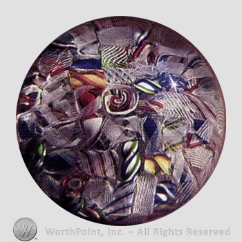 Mark with Paperweight glass pattern: Scrambled | #913616