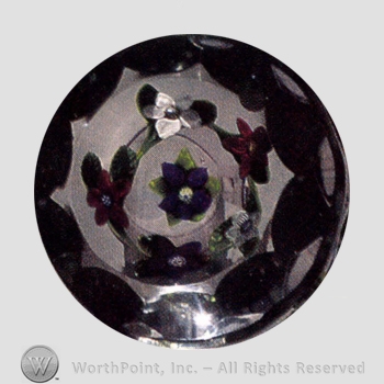 Mark with Paperweight glass pattern: Flower | #913631