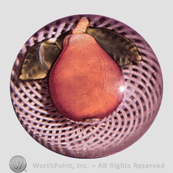 Mark with Paperweight glass pattern: Pear. | #913636