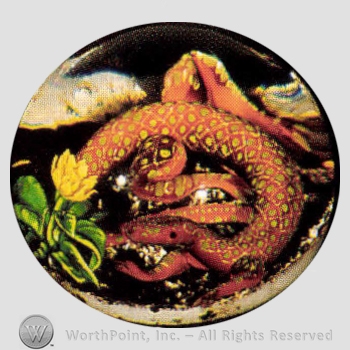 Mark with Paperweight glass pattern: Salamander. | #913685