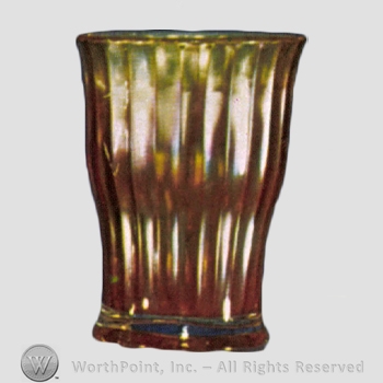 Mark with Glass pattern: Fenton's Ribs. | #914220