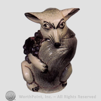 Mark with McCoy pottery pattern: Fox with Grapes | #927246