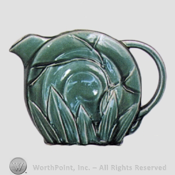 Mark with McCoy pottery pattern: #4; pitcher. | #927341