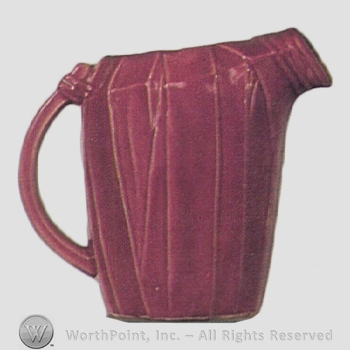 Mark with McCoy pottery pattern: #4; pitcher. | #927377