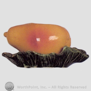 Mark with McCoy pottery pattern: Pear #7; dish. | #927410