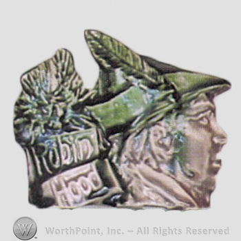 Mark with McCoy pottery pattern: Robin Hood #7; | #927616
