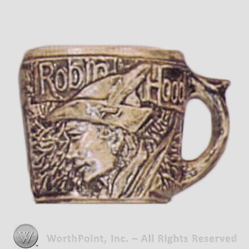 Mark with McCoy pottery pattern: Robin Hood; mug. | #927618