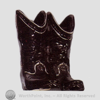 Mark with McCoy pottery pattern: Cowboy boots #7; | #927685