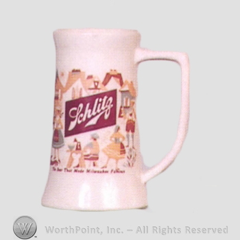 Mark with McCoy pottery pattern: Schlitz | #928106