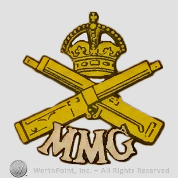 Mark with A badge, a crown, two guns and the | #928651