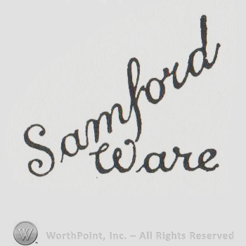 Mark with The words "SAMFORD WARE". | #9296