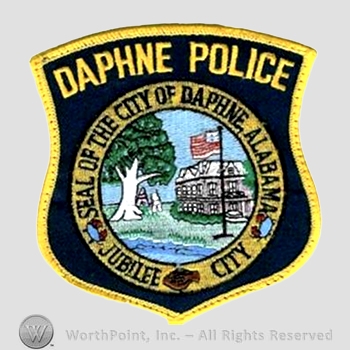 Mark with The text "DAPHNE POLICE, SEAL OF THE | #934625