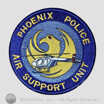 Mark with The text "PHOENIX POLICE AIR SUPPORT | #934658