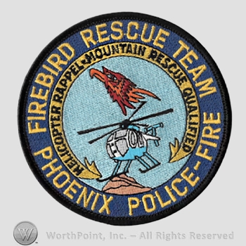 Mark with The text "FIREBIRD RESCUE TEAM PHOENIX | #934660