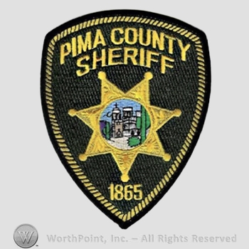 Mark with The text "PIMA COUNTY SHERIFF 1865", a | #934674
