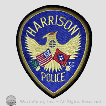 Mark with The text "HARRISON POLICE", an eagle | #934679