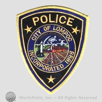Mark with The text "POLICE CITY OF LOMPOC | #934726