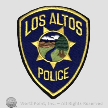Mark with The text "LOS ALTOS POLICE ", a river, | #934728