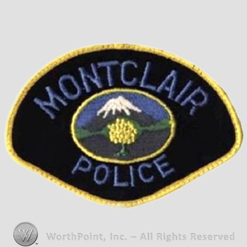 Mark with The text "MONTCLAIR POLICE", a | #934768