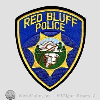 Mark with The text "RED BLUFF POLICE", an | #934786