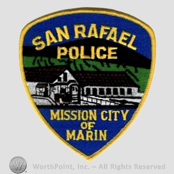 Mark with The text "SAN RAFAEL POLICE, MISSION | #934798