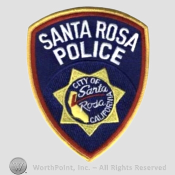 Mark with The text "SANTA ROSA POLICE, CITY OF | #934802