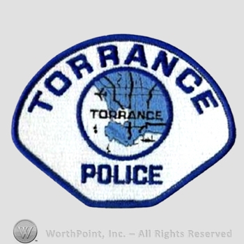 Mark with The text "TORRANCE POLICE, TORRANCE", | #934808