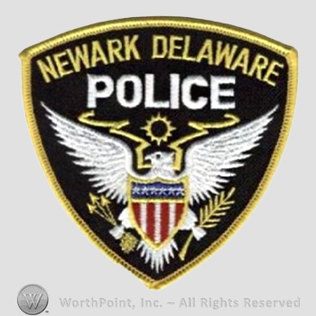 Mark with The text "NEWARK DELAWARE POLICE", an | #934851