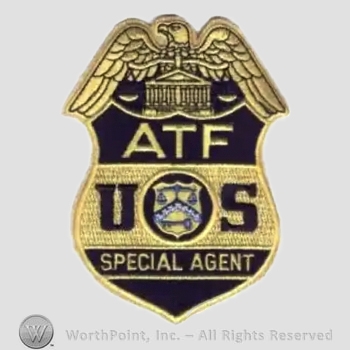 Mark with The text "ATF US, SPECIAL AGENT", an | #934858
