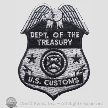 Mark with The text "DEPT. OF THE TREASURY U.S. | #934862
