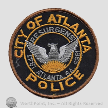 Mark with The text "CITY OF ATLANTA POLICE, | #934966