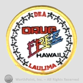 Mark with The text "DEA DRUG FREE HAWAII LAULIMA" | #934990