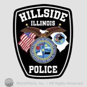 Mark with The text "HILLSIDE ILLINOIS POLICE, | #935000
