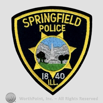 Mark with The text "SPRINGFIELD POLICE 1840 | #935012