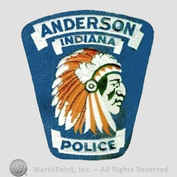 Mark with The text "ANDERSON INDIANA POLICE" and | #935022