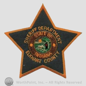 Mark with The text "SHERIFF DEPARTMENT ELKHART | #935030