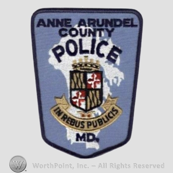 Mark with The text "ANNE ARUNDEL COUNTY POLICE, | #935067