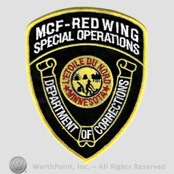 Mark with The text "MCF-RED WING SPECIAL | #935127