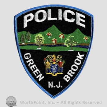 Mark with The text "POLICE GREEN N.J. BROOK", a | #935172
