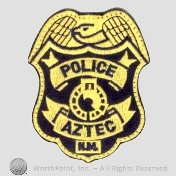 Mark with The text "POLICE AZTEC N.M", an eagle | #935185