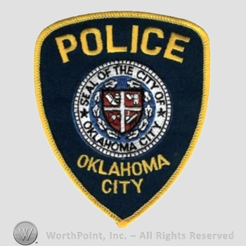 Mark with The text "POLICE OKLAHOMA CITY, SEAL OF | #935339