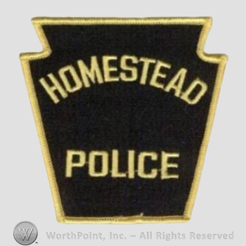 Mark with The text "HOMESTEAD POLICE". | #935370
