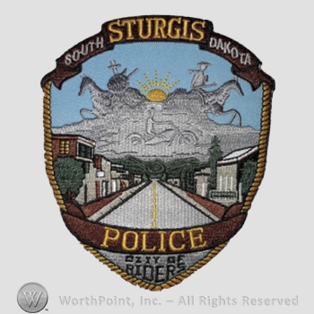 Mark with The text "SOUTH STURGIS DAKOTA POLICE", | #935418