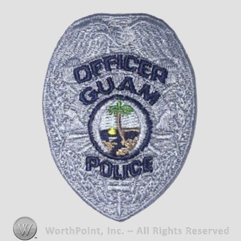 Mark with The text "OFFICER GUAM POLICE", a palm | #935431