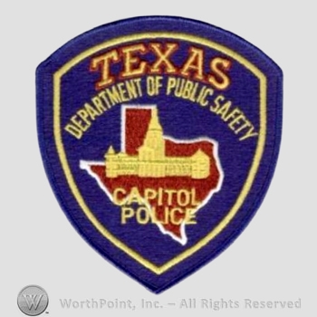 Mark with The text "TEXAS DEPARTMENT OF PUBLIC | #935467