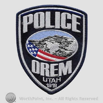 Mark with The text "POLICE OREM UTAH 1919", a | #935480