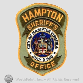 Mark with The text "HAMPTON SHERIFF'S OFFICE, | #935513