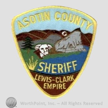 Mark with The text "ASOTIN COUNTY SHERIFF | #935525