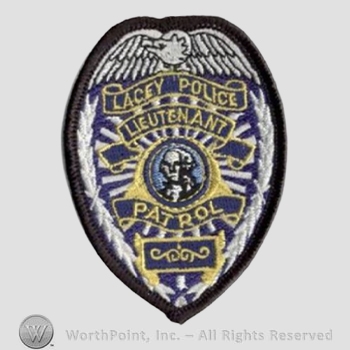 Mark with The text "LACEY POLICE LIEUTENANT | #935530