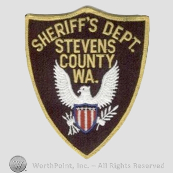 Mark with The text "SHERIFF'S DEPT. STEVENS | #935554